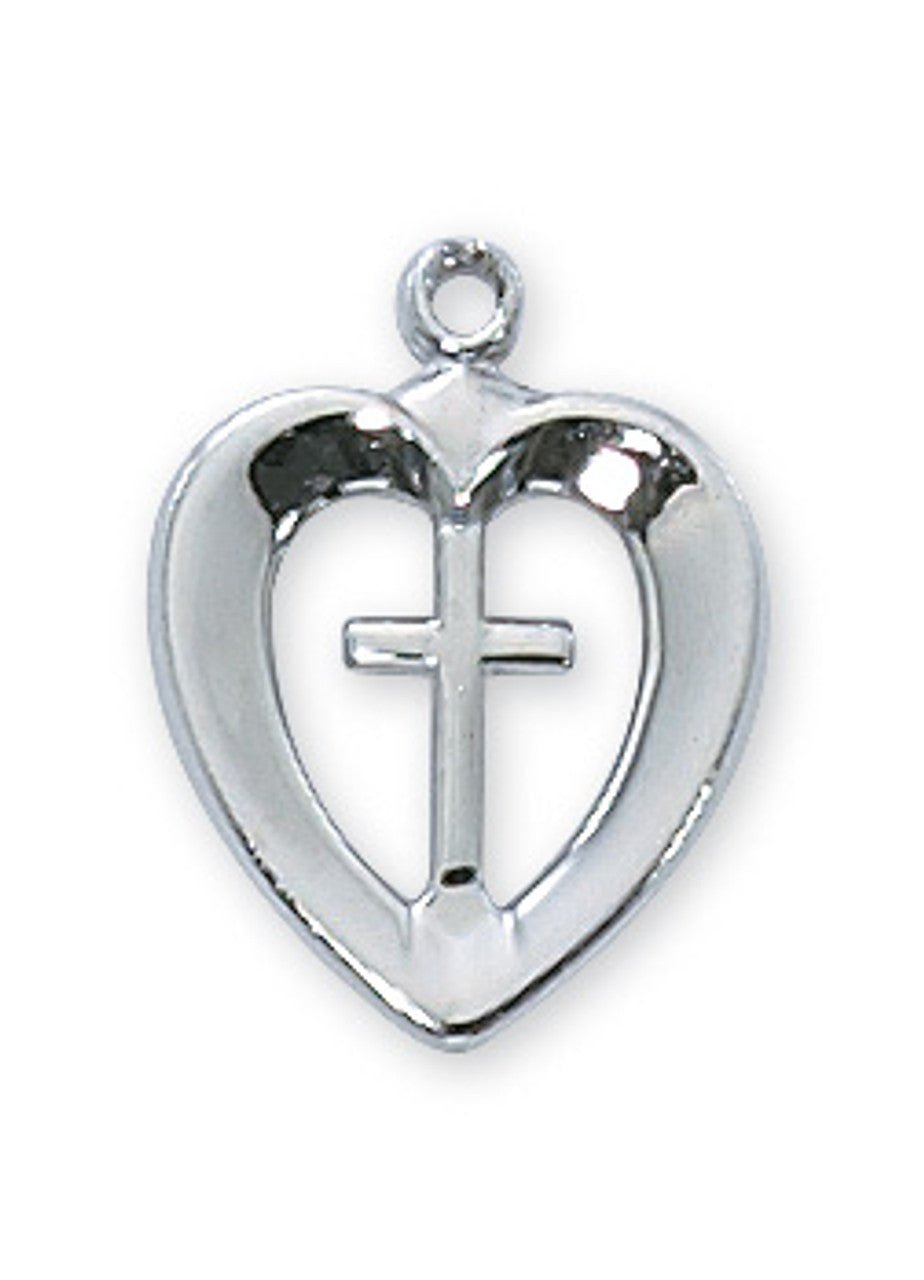 Heart-shaped Cross Necklace – Lagron Miller Company